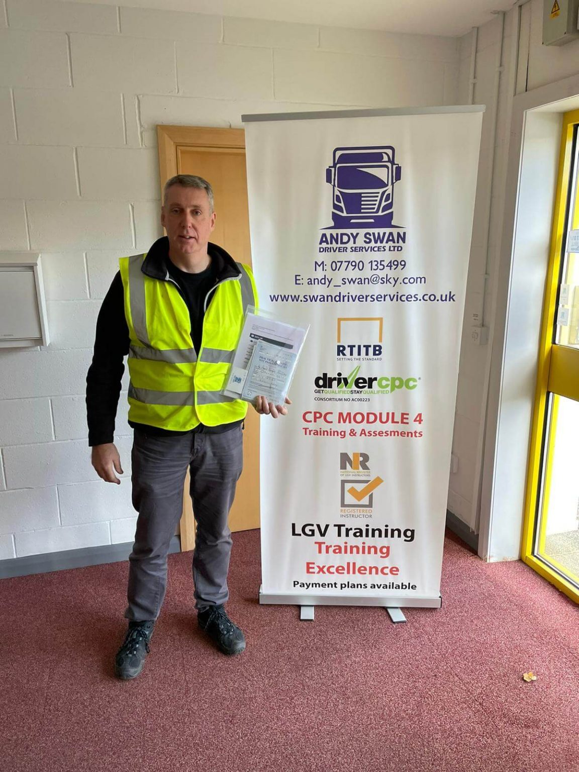 Gallery Of HGV Videos & Photos - Andy Swan HGV Training